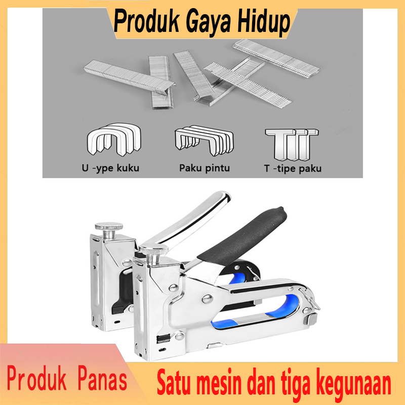 Jual Alat Staples Tembak 3in1 / Stapler /Pistol pistol/paku kuku baja ...