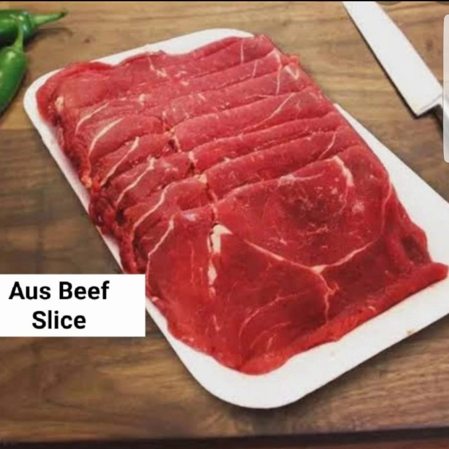 Jual AUST BEEF SLICE @1KG | Shopee Indonesia