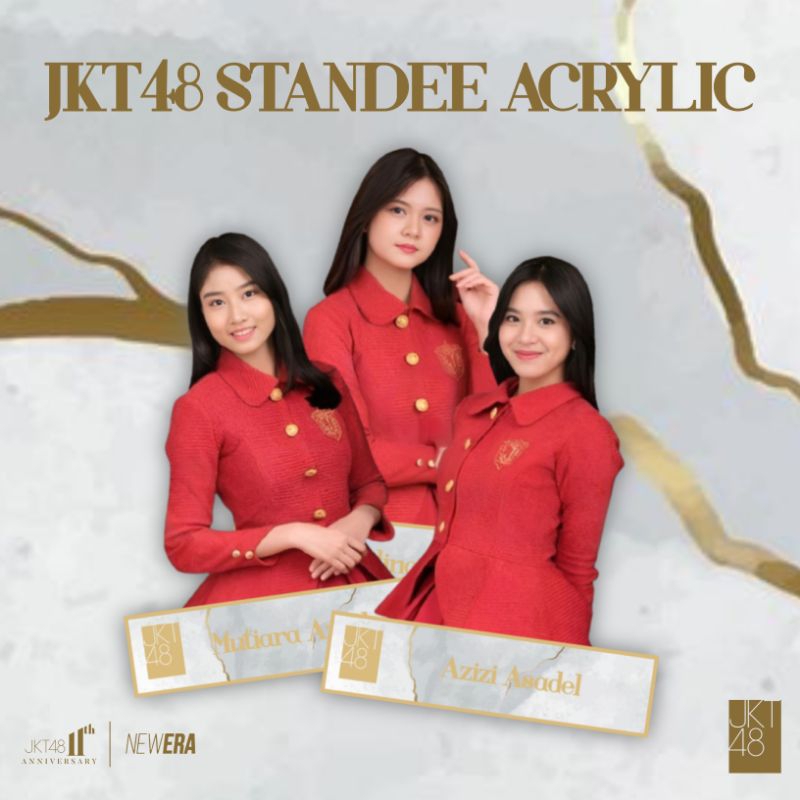 Jual NDESIGN - JKT48 RED SEIFUKU ACRYLIC STANDEE | Shopee Indonesia