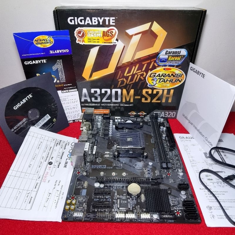 Jual Motherboard AM4 A320M S2H GARANSI ON FULLSET MOBO AM4 A320M MOBO AMD A320M MOBO A320M MOBO ...