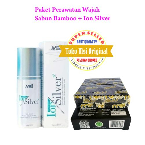 Jual PAKET MSI SABUN BAMBOO PADAT DAN MSI ION SILVER | Shopee Indonesia