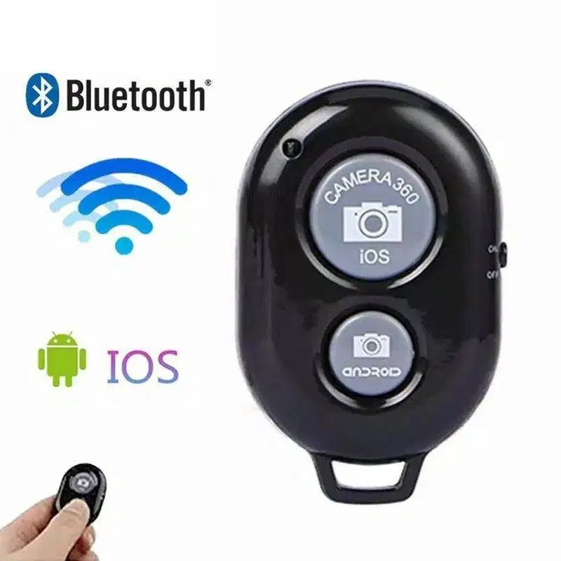 Jual Remote Bluetooth Shutter Kamera Android dan IOS Tombol Selfie ...