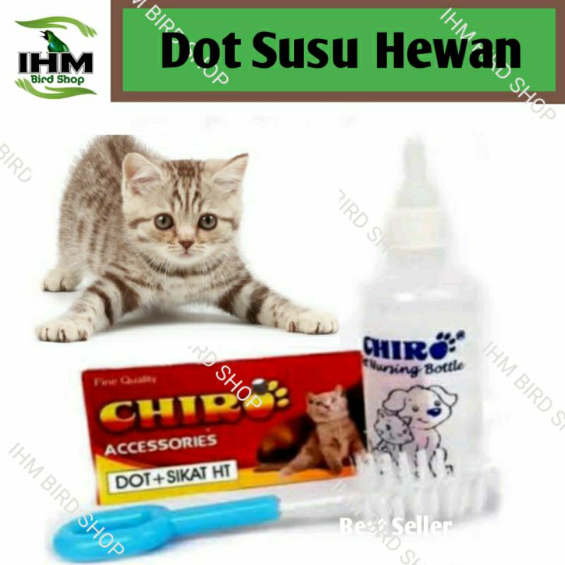 Jual Botol Dot Susu + Sikat Kucing Anjing Musang Kelinci Botol Dot Anak ...