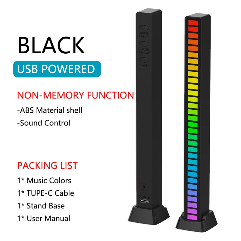 Jual Lampu LED RGB Bar Strip Spectrum Audio Indicator Music Sound ...