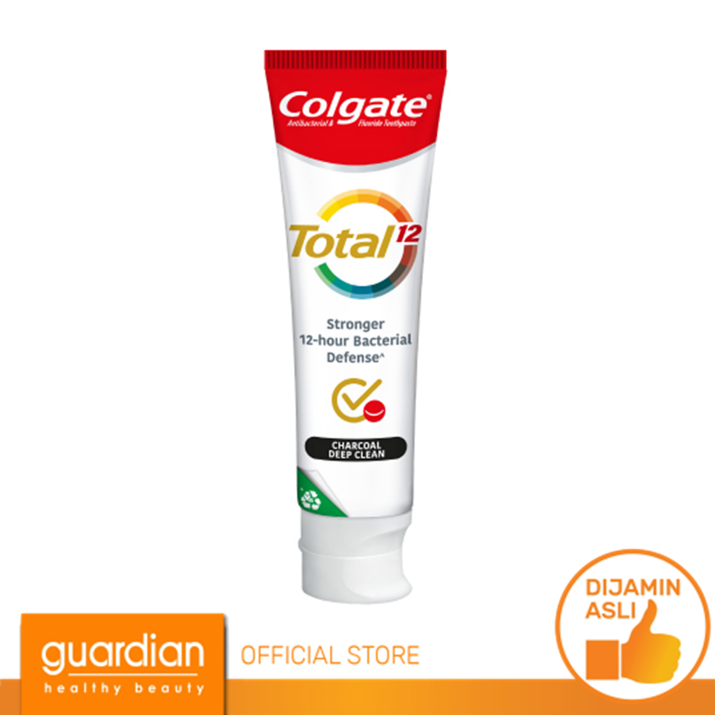 Jual COLGATE Pasta Gigi Total 12 Charcoal Deep Clean 60g | Shopee Indonesia