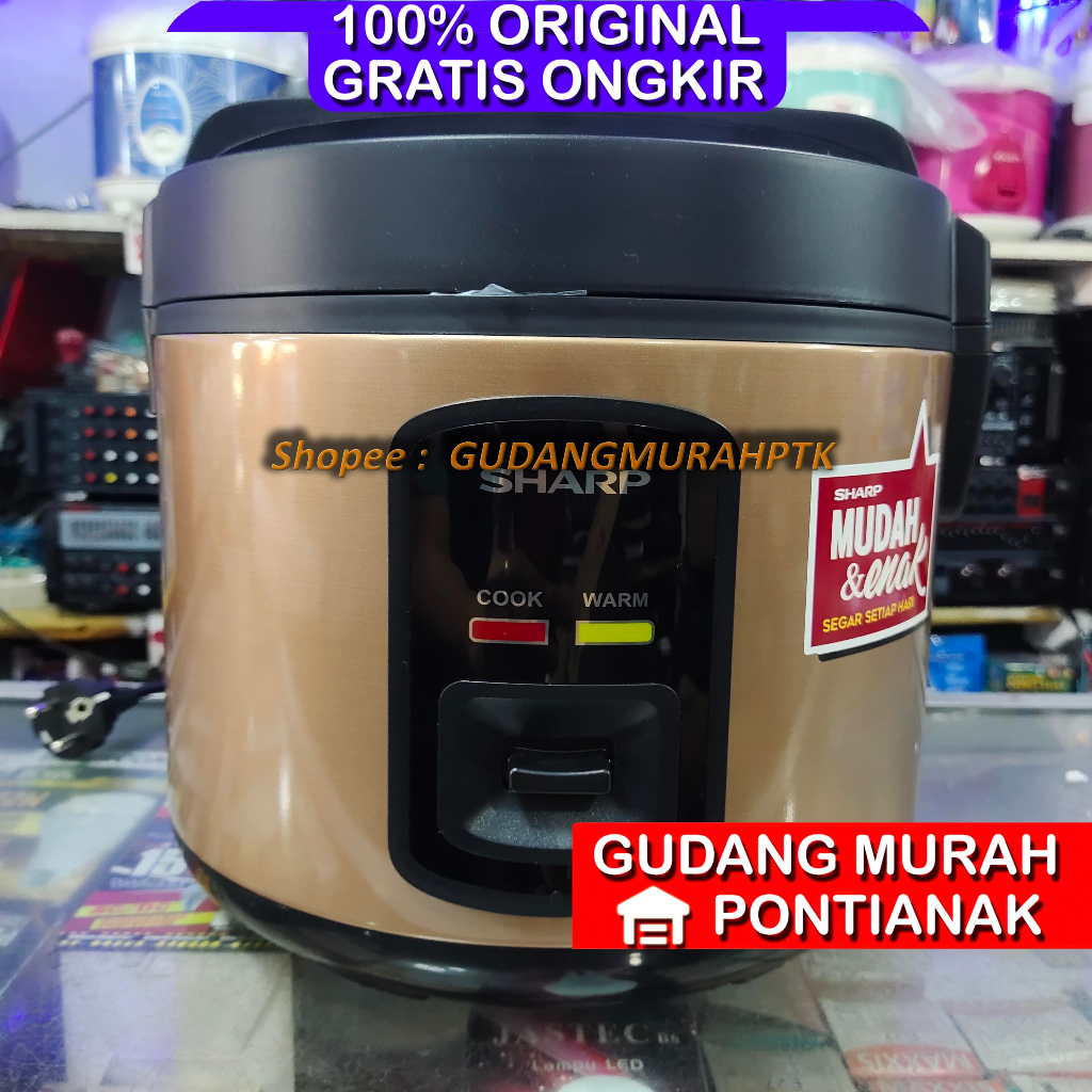 Jual Ricecooker SHARP NEW MODEL !! Magicom 1,8 Liter Non Stick KS-G18MH ...