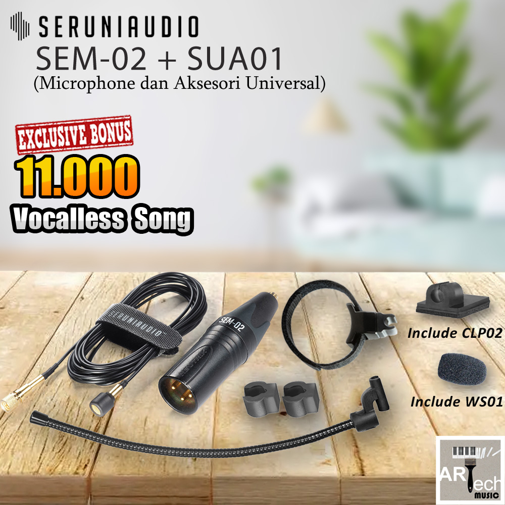 Jual Seruniaudio SEM 02 Bundle SUA 01 Microphone - Seruni SEM02 SUA01 ...