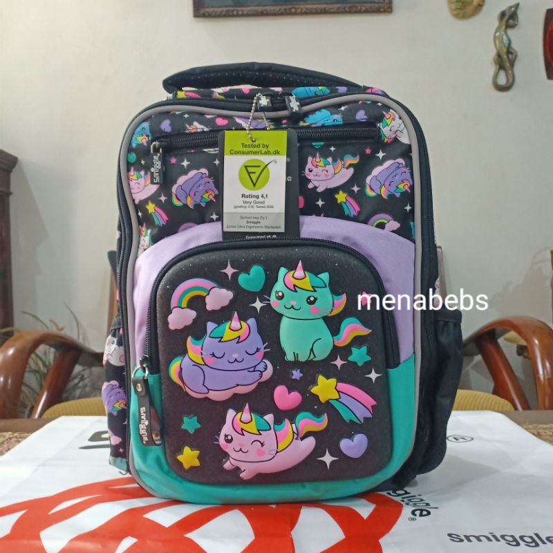 Jual Smiggle Sky Hi Ultra Ergonomic Junior Backpack Original | Shopee ...