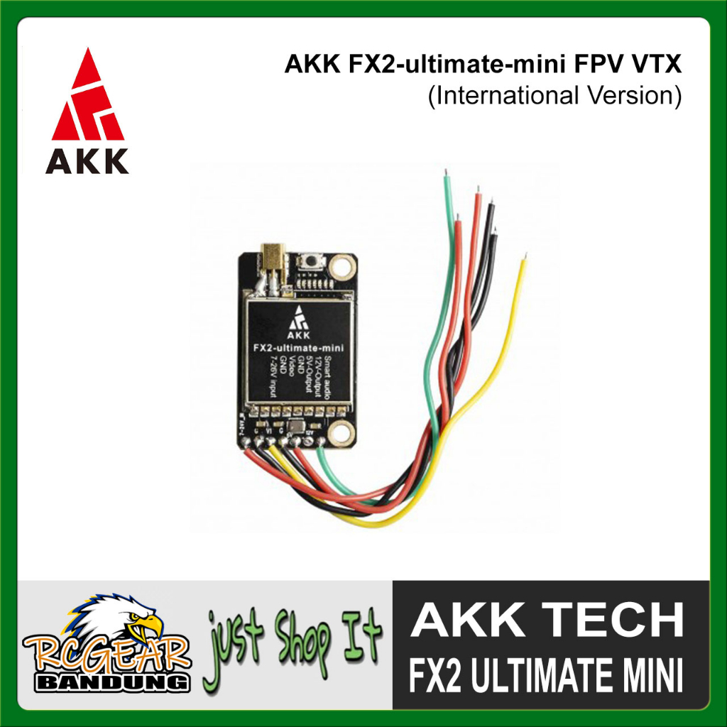 Jual AKK FX2 Ultimate Mini VTX Analog 5.8G 1200mW Video Transmitter ...