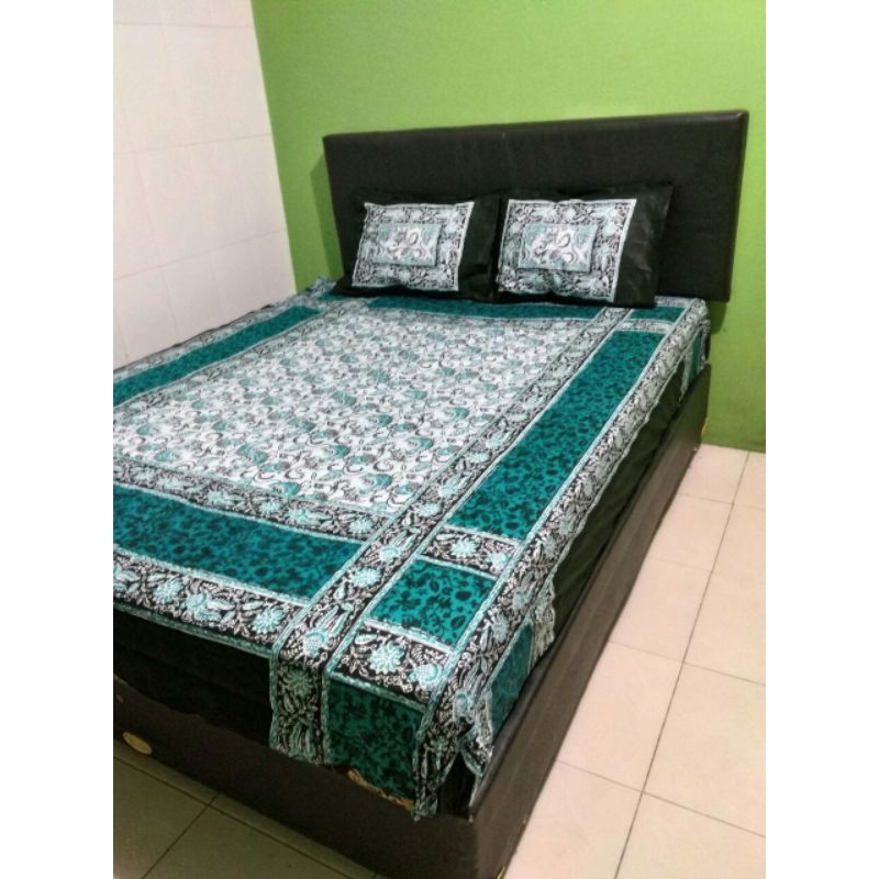 Jual Sprei Motif Batik Cuwiri Kain Katun Prima Premium Ukuran Lengkap ...