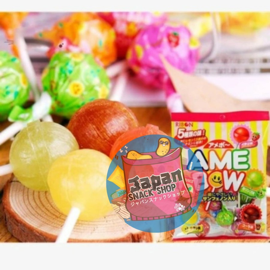 Jual Japanese Sweet Ribon Ame Bow Lollipop Candy / Permen Lolipop ...