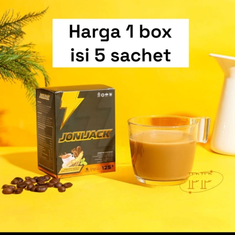 Jual Kopi joni jack 1 box isi 5 sachet /minuman kopi energi | Shopee ...