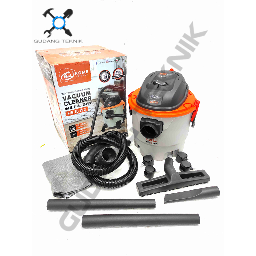 Jual Vacuum Cleaner 15L Dry Wet HS15-WD HNL H&L HL / Vacum Vakum ...