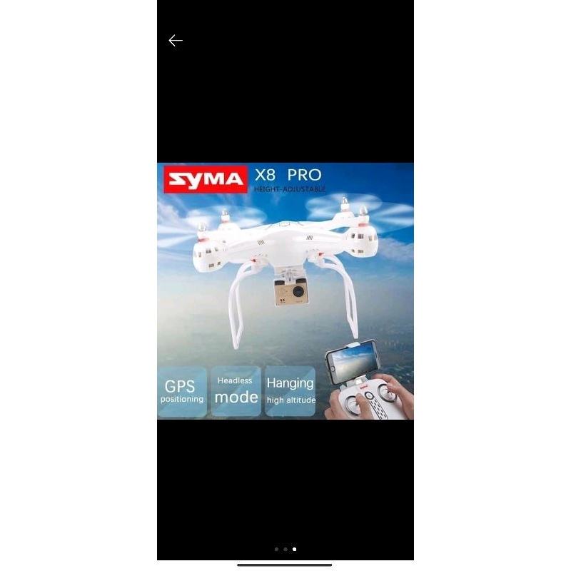 Jual Syma X8PRO X8 PRO Wifi FPV Drone GPS | Shopee Indonesia