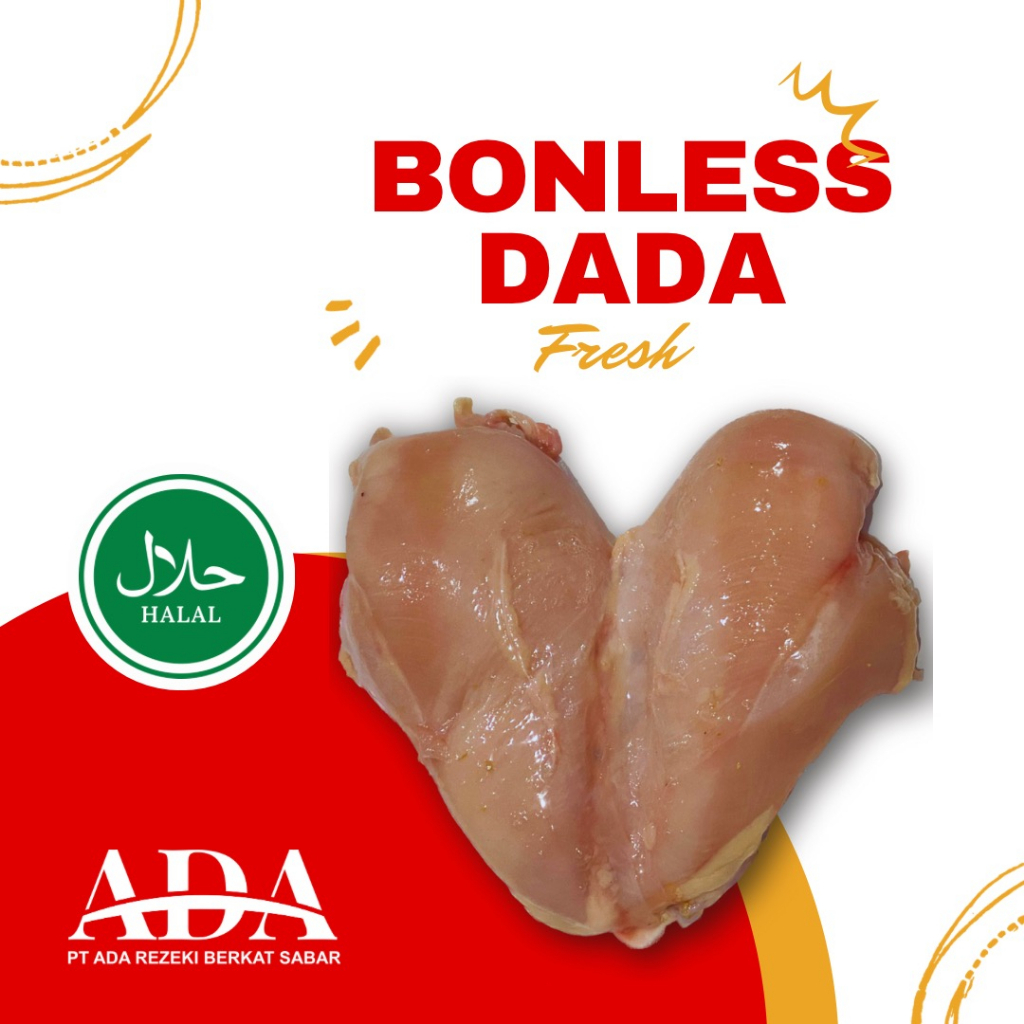 Jual Boneless Dada Ayam Segar / Fillet Dada Ayam Fresh +1 kg (Ayam ...