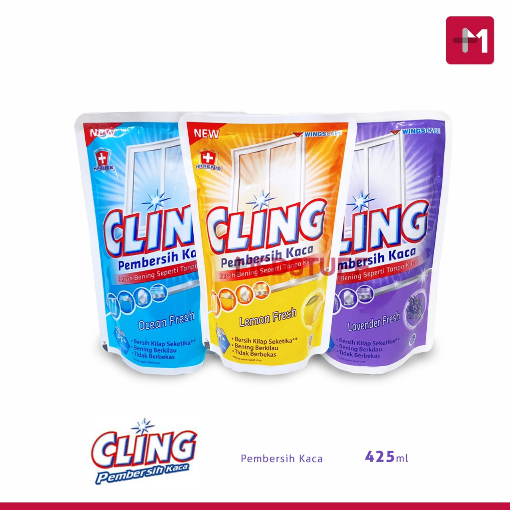 Jual Cling Pembersih Kaca 425ml Pouch | Shopee Indonesia