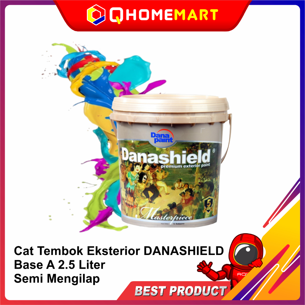 Jual Cat Tembok Eksterior DANAPAINT DANASHIELD Base A 2.5 Liter Semi ...