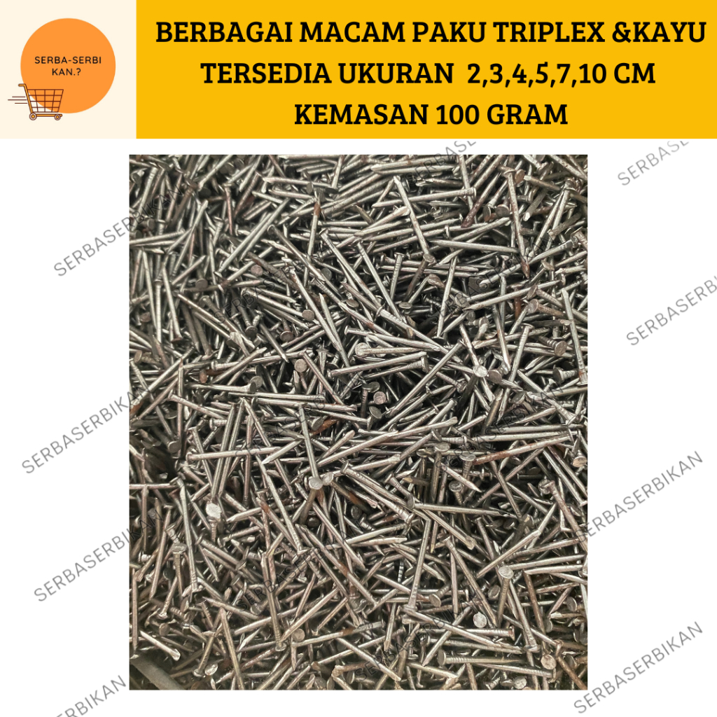 Jual PAKU KAYU TRIPLEK GRC BERBAGAI MACAM UKURAN KEMASAN 100 GRAM ...