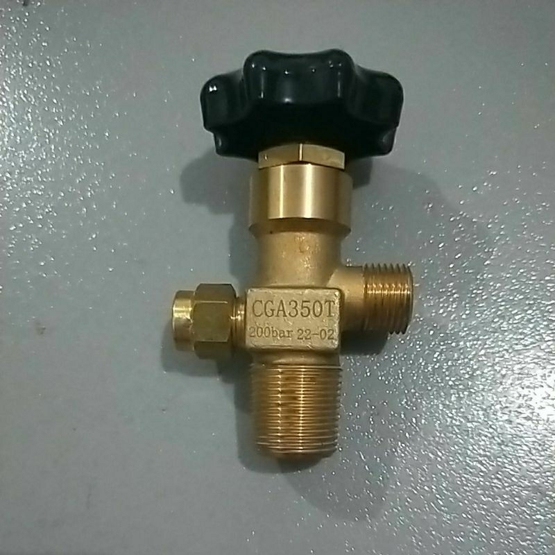 Jual Valve Kran Tabung Gas CNG Compressed Natural Gas CGA350 CGA 350 ...