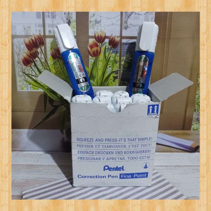 Jual Pentel Correction Pen ZL31-W (isi 12 pcs) | Shopee Indonesia