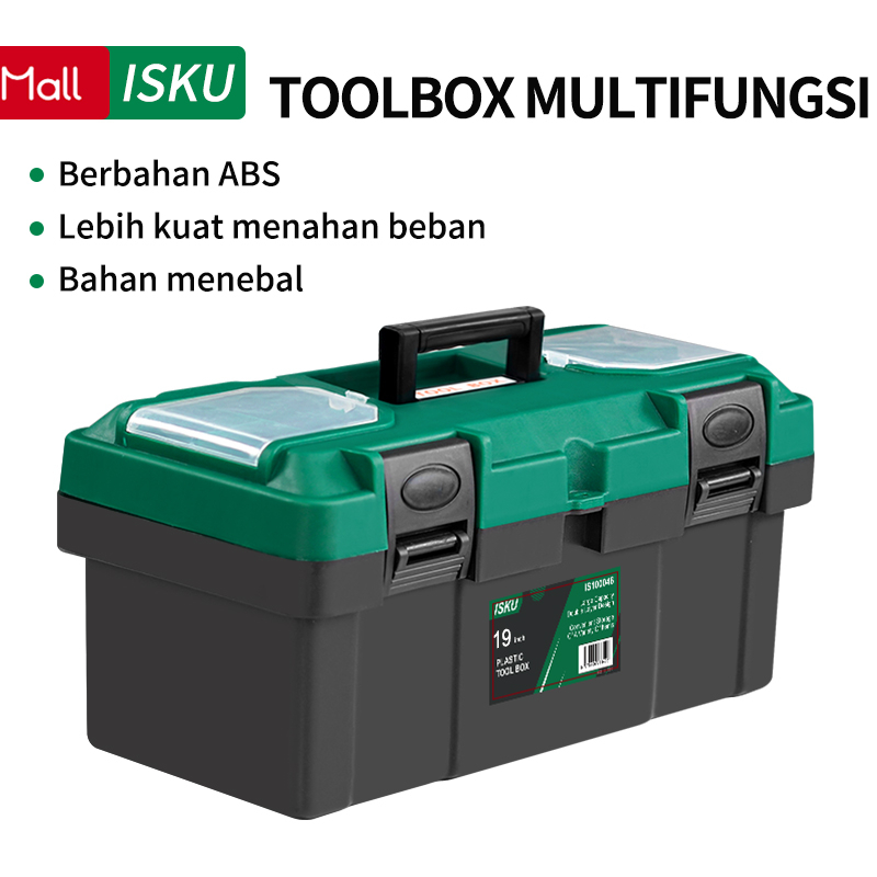 Jual ISKU Tool Box Besar 17/19 Inch Bahan PP Toolbox Kotak Peralatan ...