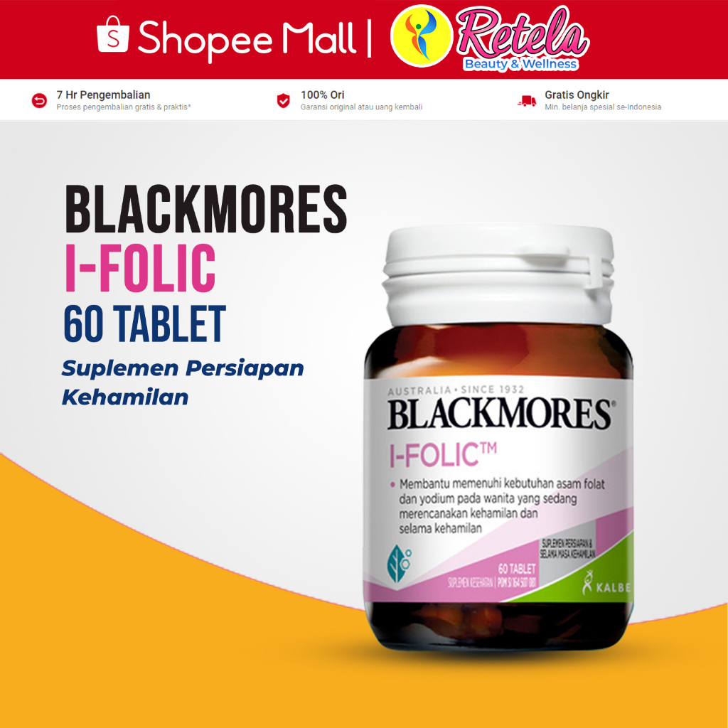 Jual Blackmores I-Folic 60 Tablet / Promil / Suplemen Pendukung ...