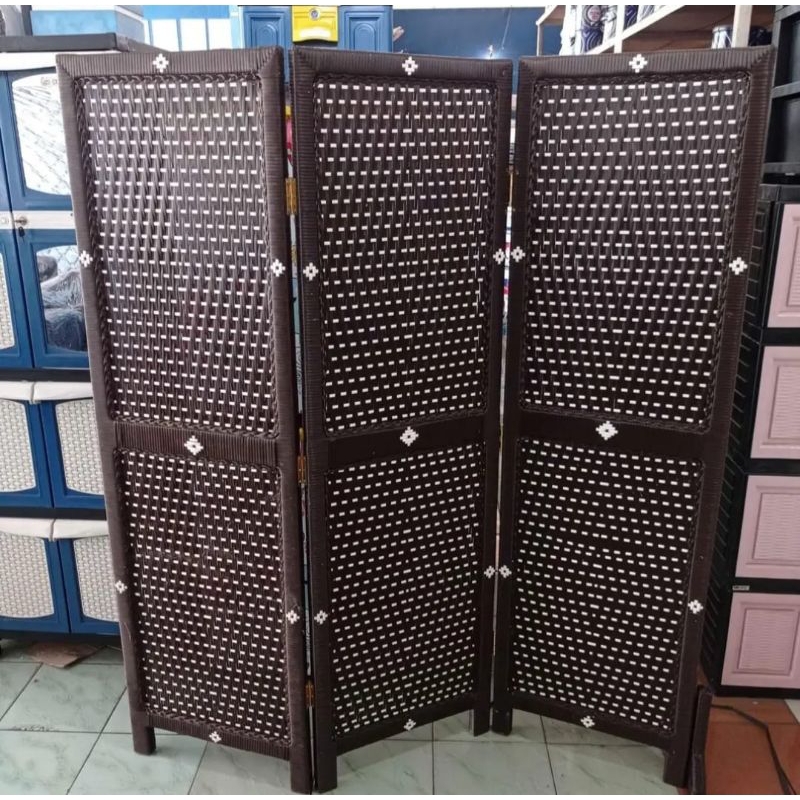 Jual ( Ready Stok)Sketsel Pembatas Ruangan Rotan Minimalis Partisi ...