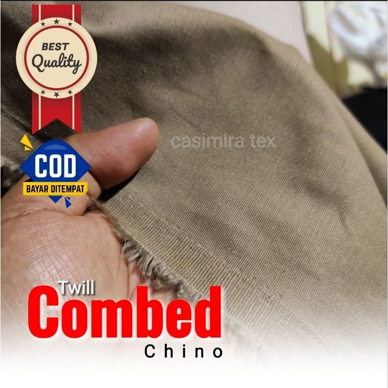 Jual KAIN TWILL COMBED STRETCH eceran bahan celana chino, pdh, pdl ...