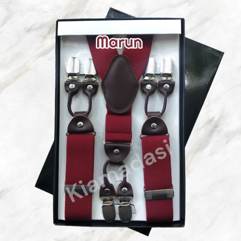 Jual KIAMA - Suspender Pria Bretel Pria Bisa XL Banyak Warna Termurah ...