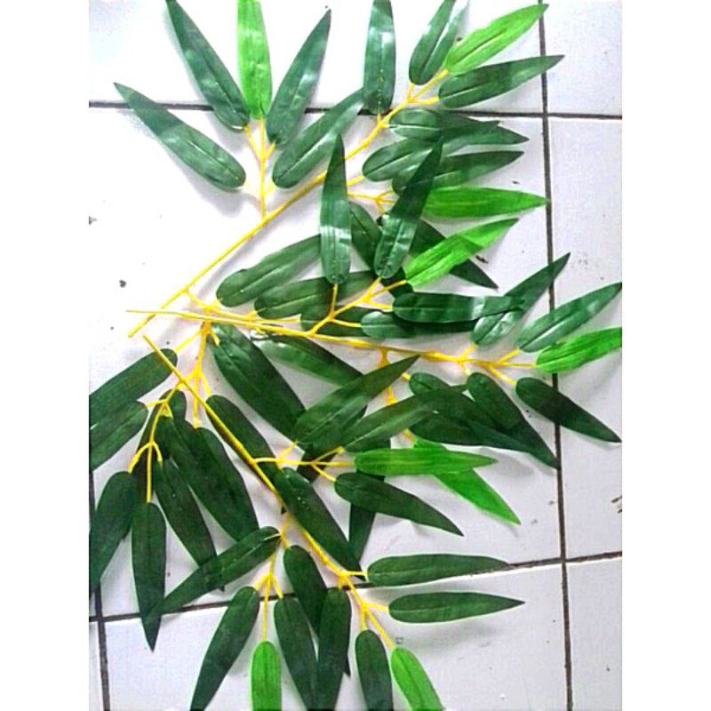 Jual Daun bambu imitasi / daun bambu artificial glosir | Shopee Indonesia