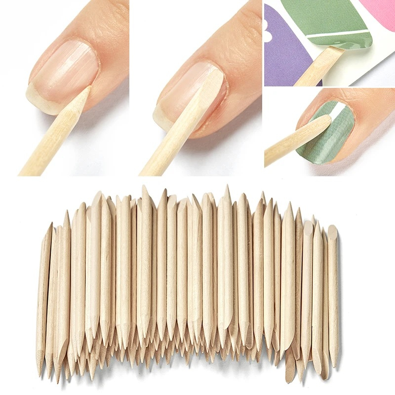 Jual wood stick wooden stick kayu nail art stik kayu dotting tools nail ...