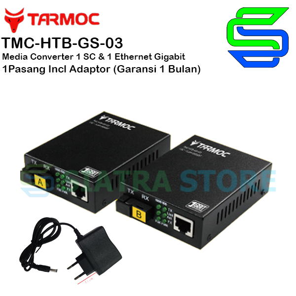 Jual Tarmoc HTB GS03 HTB-GS03 Gigabit Single mode Media Converter | Shopee Indonesia