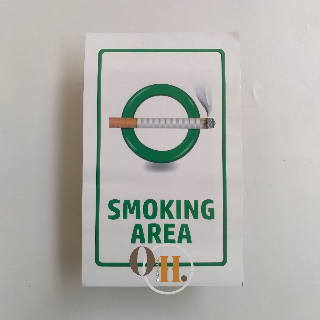 Jual Stiker Smoking Area - Stiker Area Merokok | Shopee Indonesia