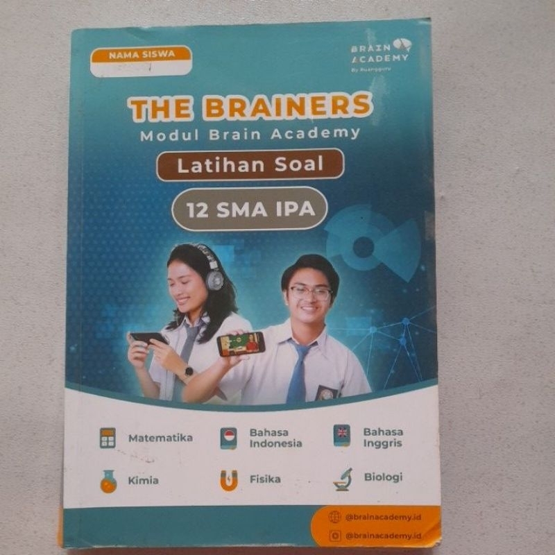 Jual Buku Modul Latihan Soal 12 SMA IPA Brain Academy - Ruangguru ...