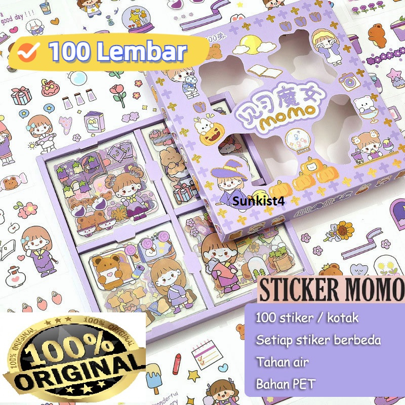 Jual Stiker Viral Momo/Sticker Momo 100pcs/Box | Shopee Indonesia
