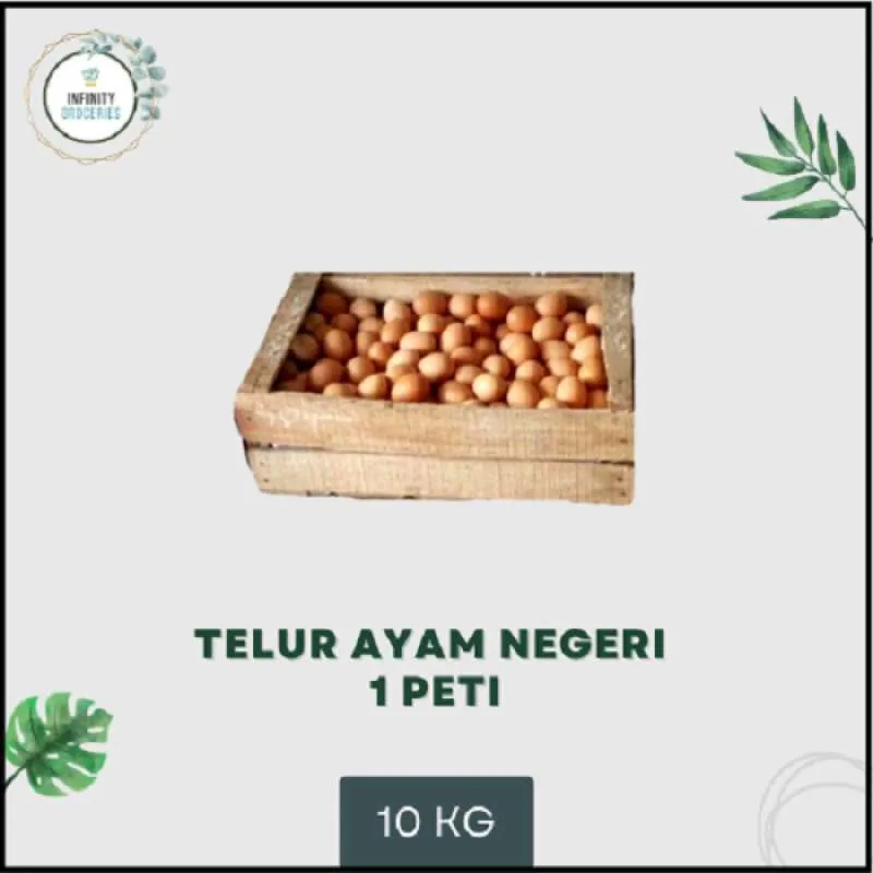 Jual TELUR AYAM NEGERI PILIHAN 1 PETI / 10 KG MURAH !! | Shopee Indonesia