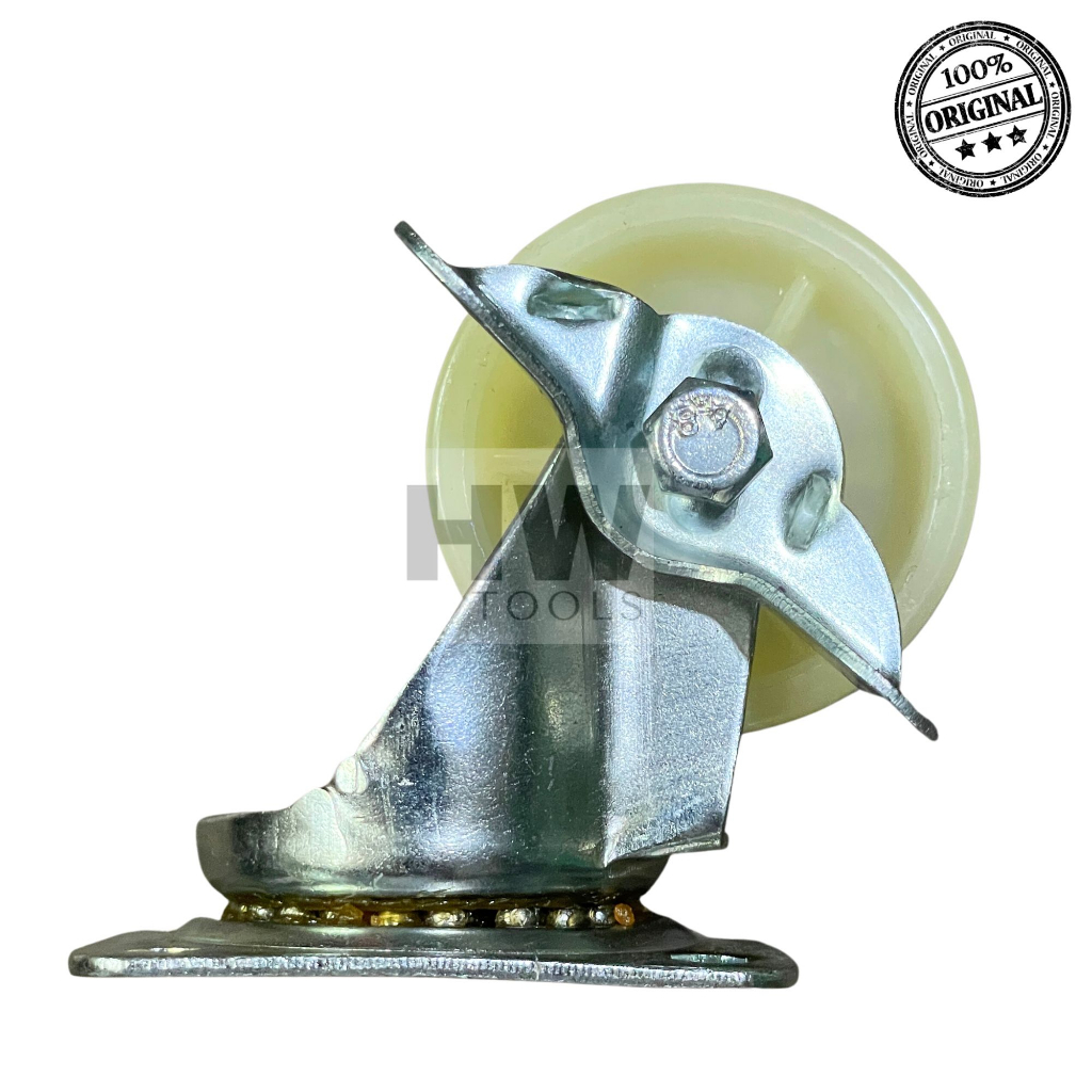 Jual Roda Caster Troli Nylon Hidup Rem 2 Inch Roda 2" Nilon Trolley ...