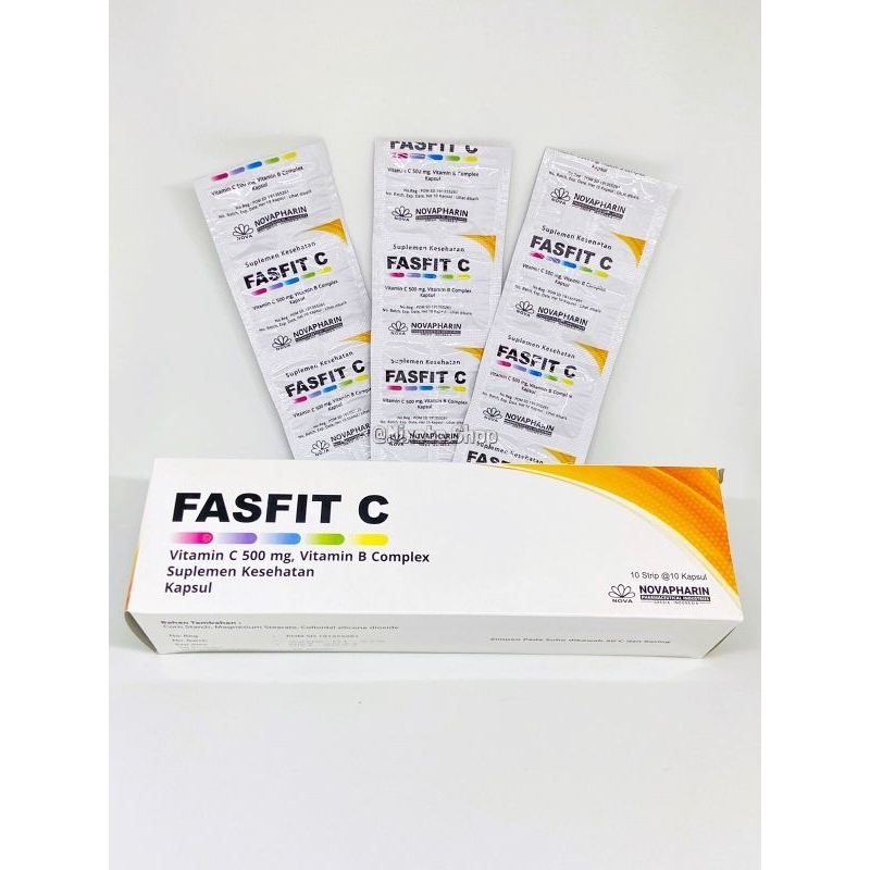 Jual Fasfit/Comvit C Vitamin C 500 mg (100 Kapsul) | Shopee Indonesia