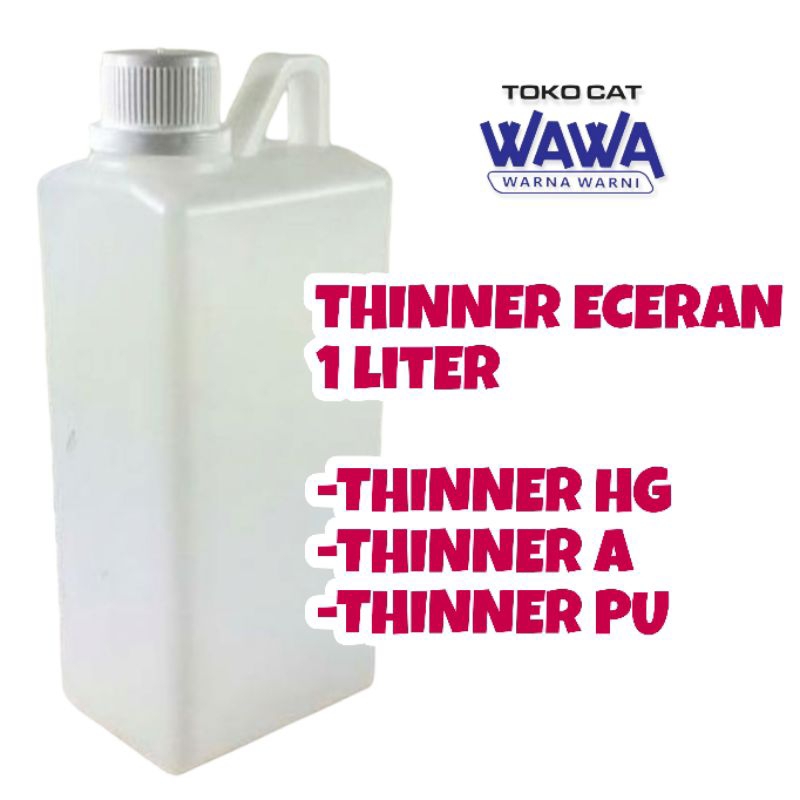 Jual Thinner High Gloss, A, PU eceran curah pengencer cat duco clear epoxy pernis 1liter ...