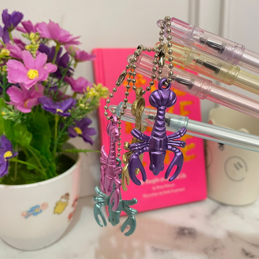 Jual Pulpen Gantungan Lucu bentuk Lobster Pen tinta gel hitam Harga ...