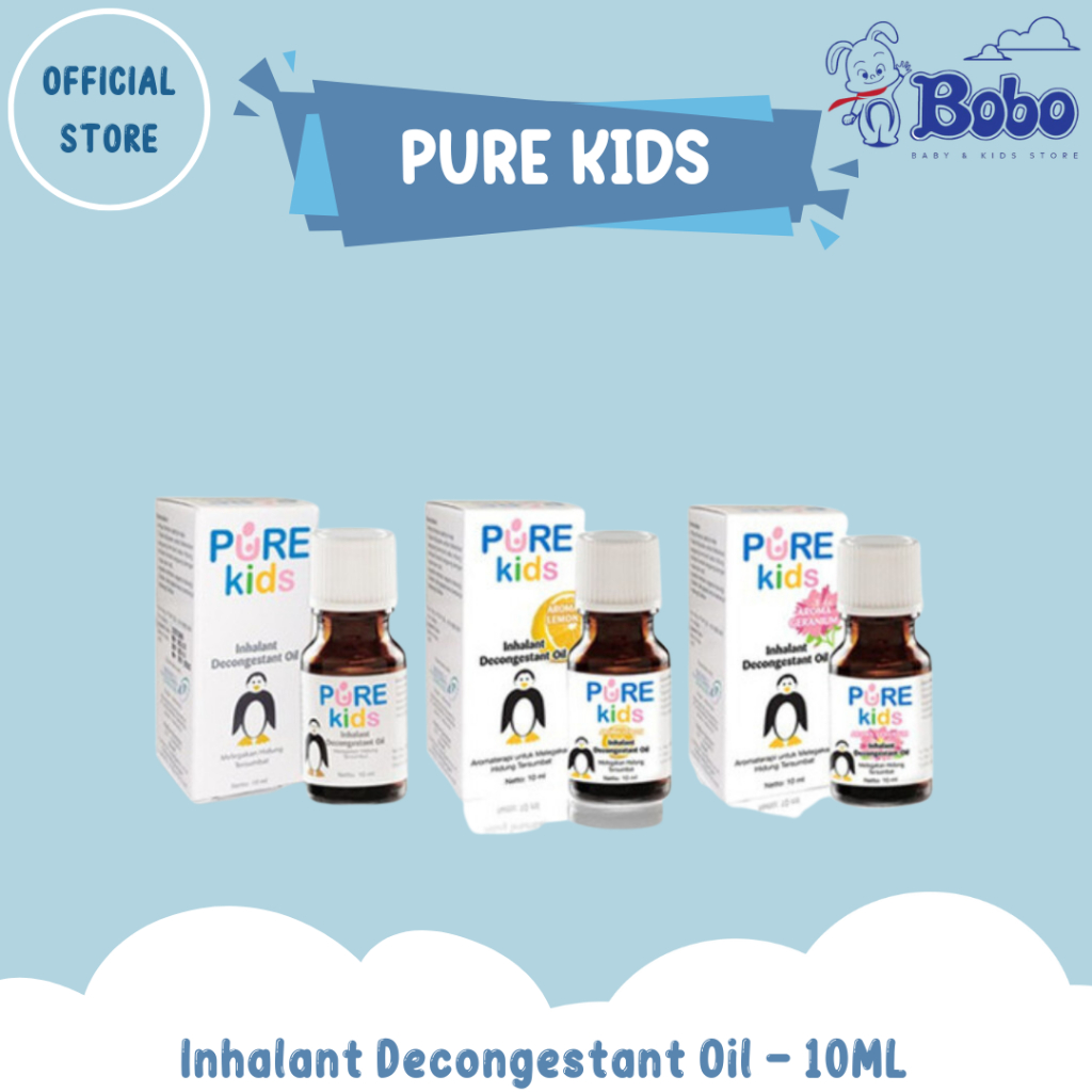 Jual Pure Kids Inhalant Oil Obat Hidung Tersumbat - 10ml | Shopee Indonesia