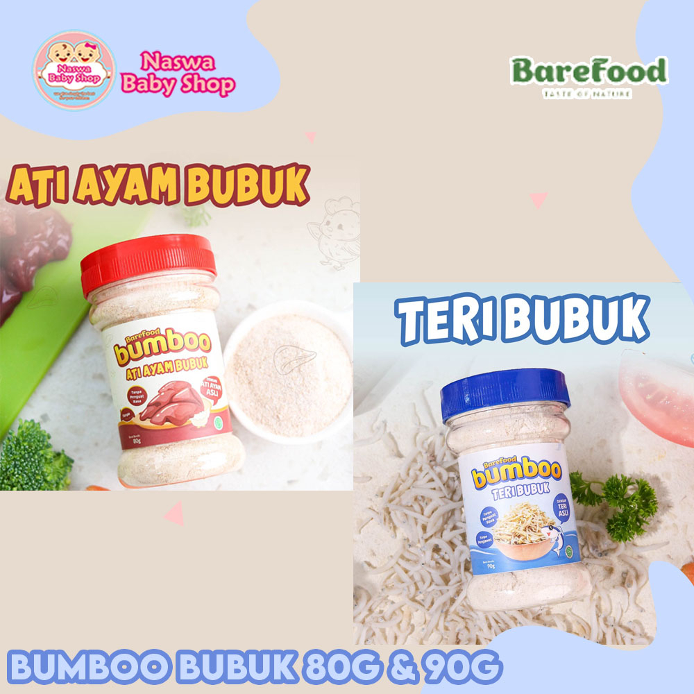 Jual Barefood Bumboo Bubuk Ikan Teri & Ati Ayam MPASI Bayi Tanpa MSG & Pengawet 80g 90g | Shopee ...