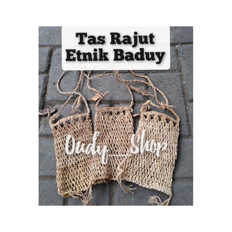 Jual Tas Koja Rajut Selempang Baduy Kulit Kayu Teureup Oleh Oleh Etnik ...