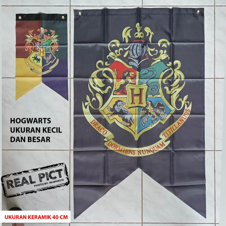 Jual Banner / bendera asrama penyihir untuk backdrop atau hiasan ...