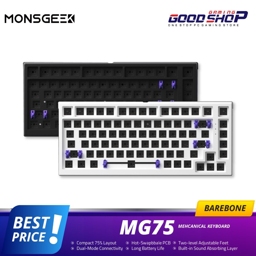 Jual MONSGEEK MG75 KEYBOARD KIT - Keyboard Gaming | Shopee Indonesia