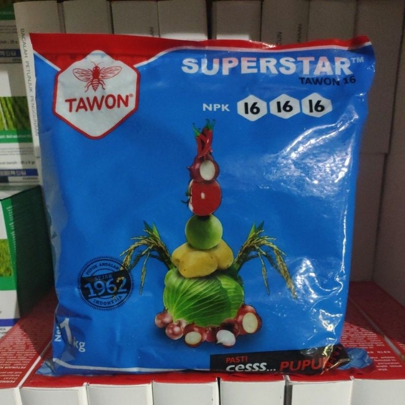 Jual Pupuk NPK 1616 TAWON (1KG) | Kertopaten Kencana | ORIGINAL 100% ...