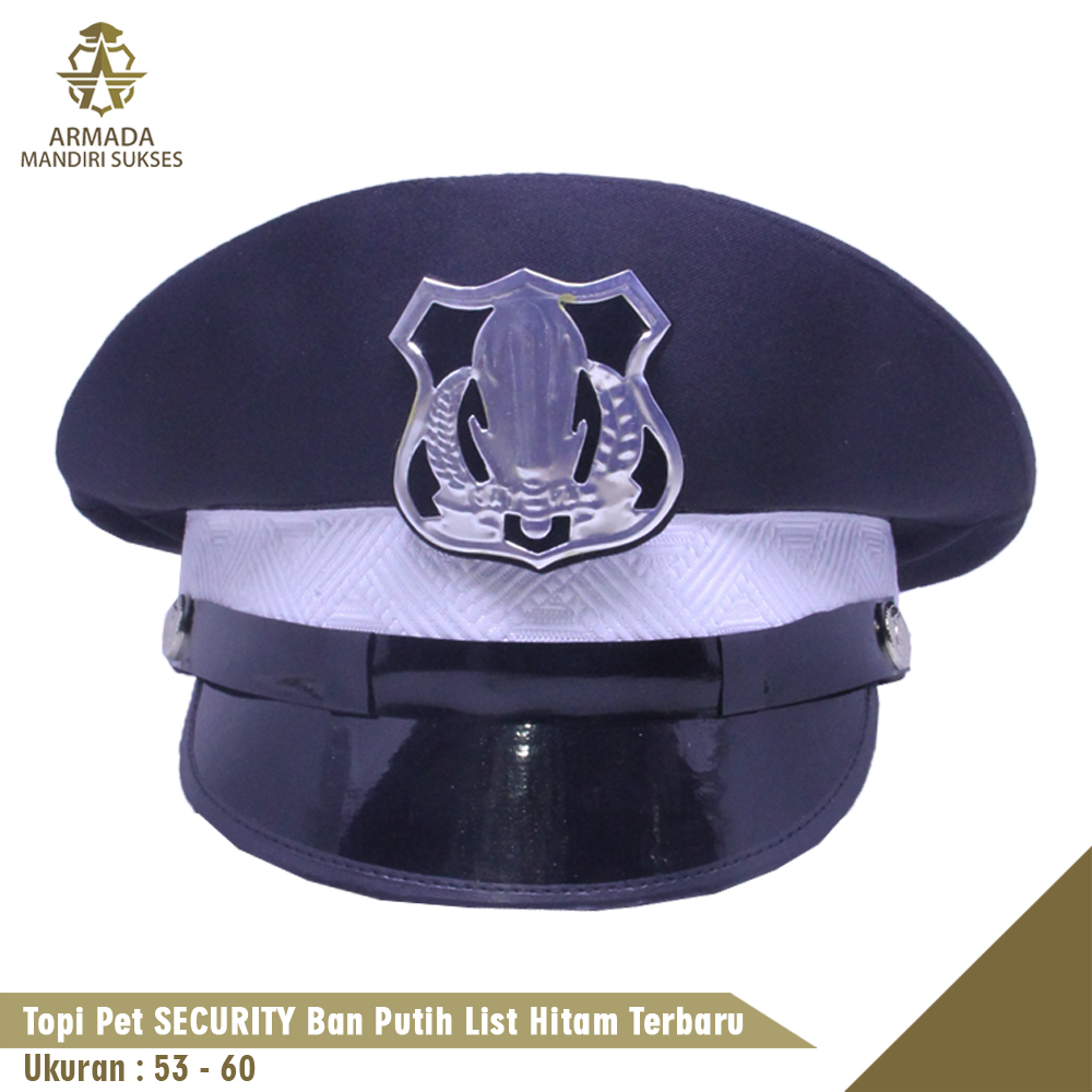 Jual Topi Pet Satpam Coklat Baru - Topi Pet Security Coklat | Shopee ...