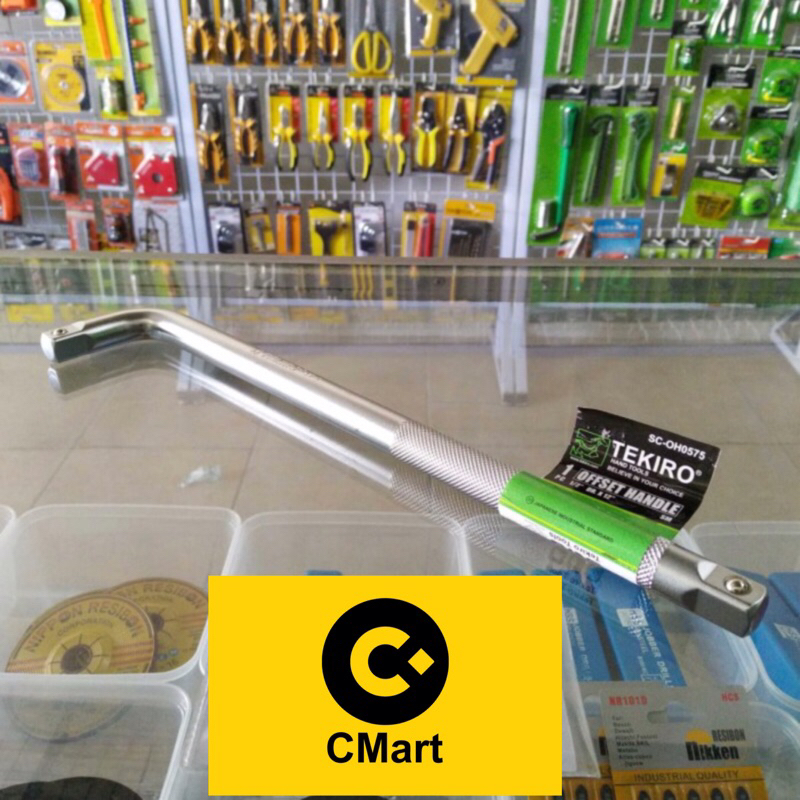 Jual GAGANG KUNCI SOCK L 1/2" 12" TEKIRO OFFSET HANDLE SOCKET WRENCH ...