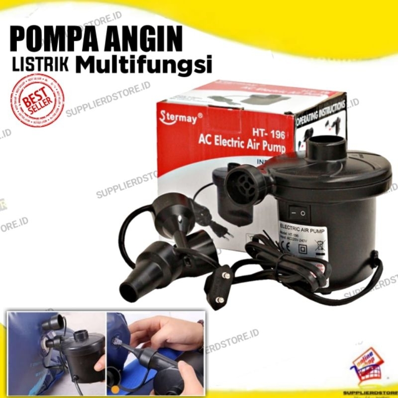 Jual Pompa Angin Elektrik / Pompa Listrik / Pompa Angin Elektrik 2 In 1 ...