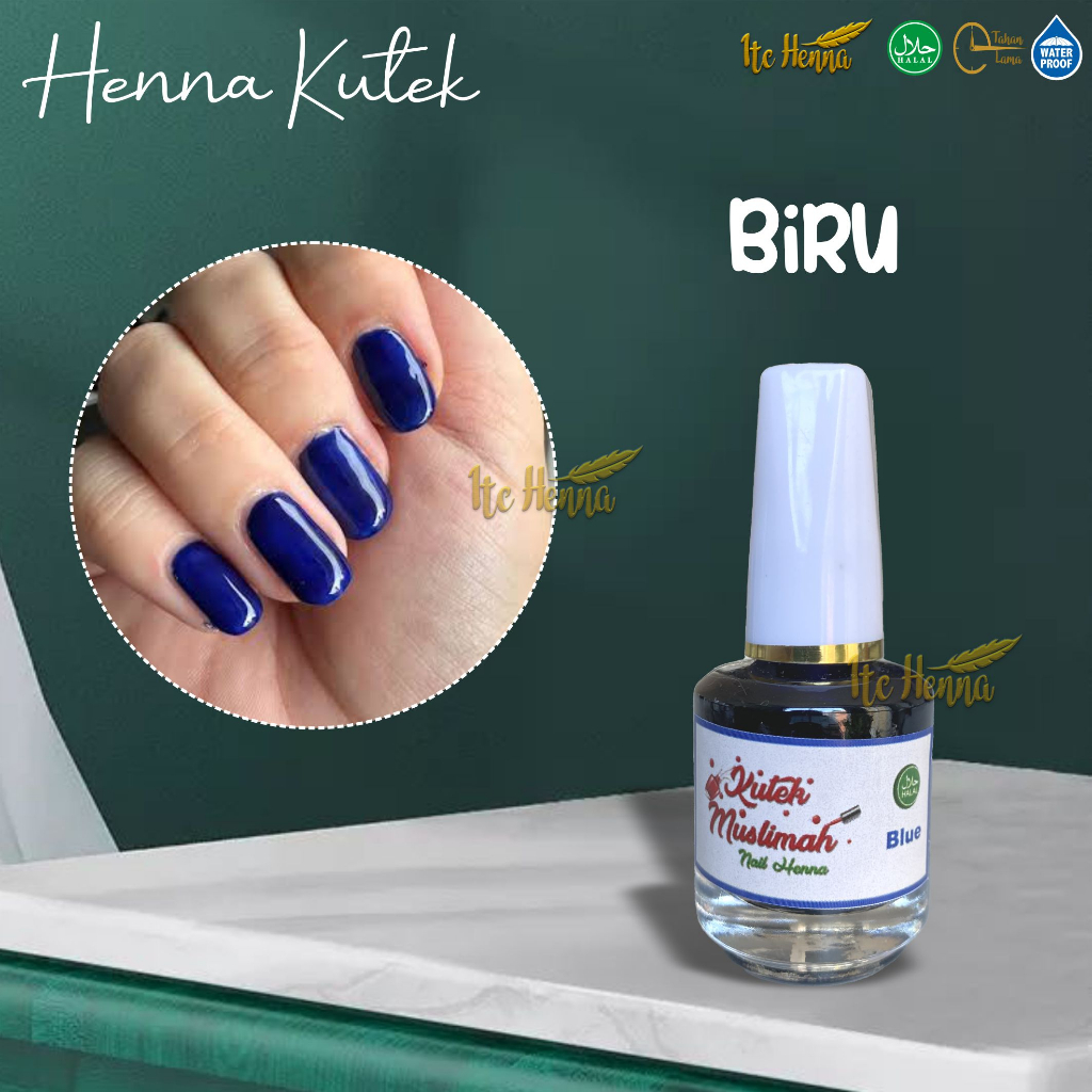 Jual Kutek Henna Muslimah Asli Halal Henna Kuku | Shopee Indonesia
